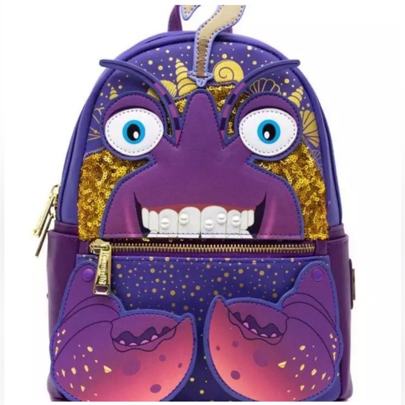Loungefly | Bags | Loungefly Disney Moana Tamatoa Mini Backpack Shiny ...